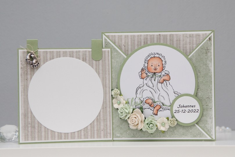 Christening card {Mo’s Digital Pencil} – Papirmølla