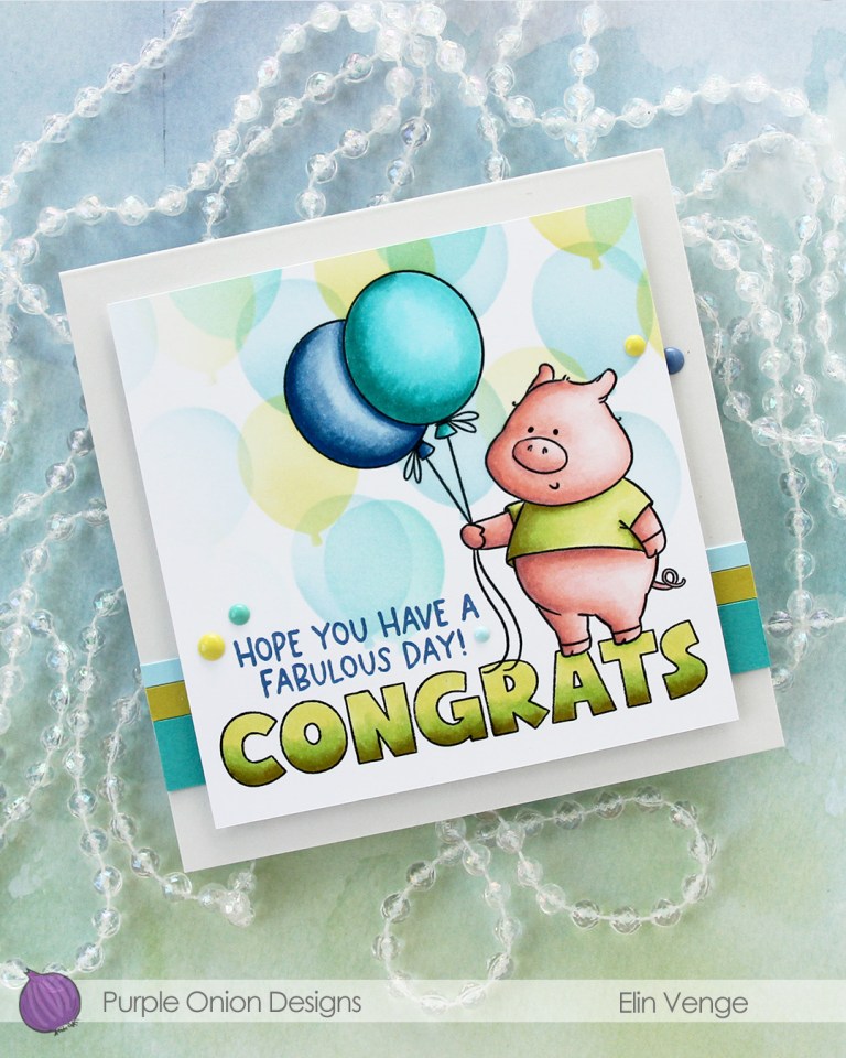 Party Pig {Purple Onion Designs} – Papirmølla